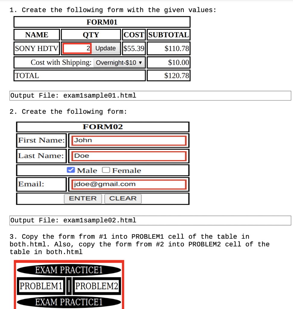 Solved Can you helo writing this code as it shows in the | Chegg.com