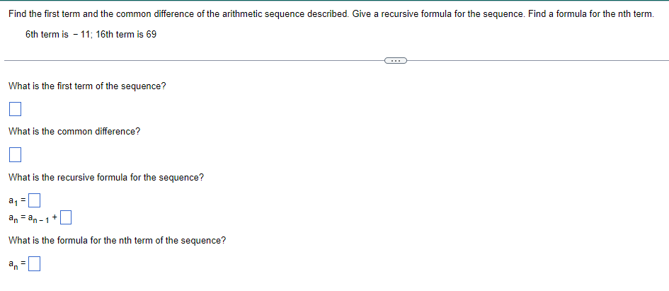 Solved Find the first term and the common difference of the | Chegg.com