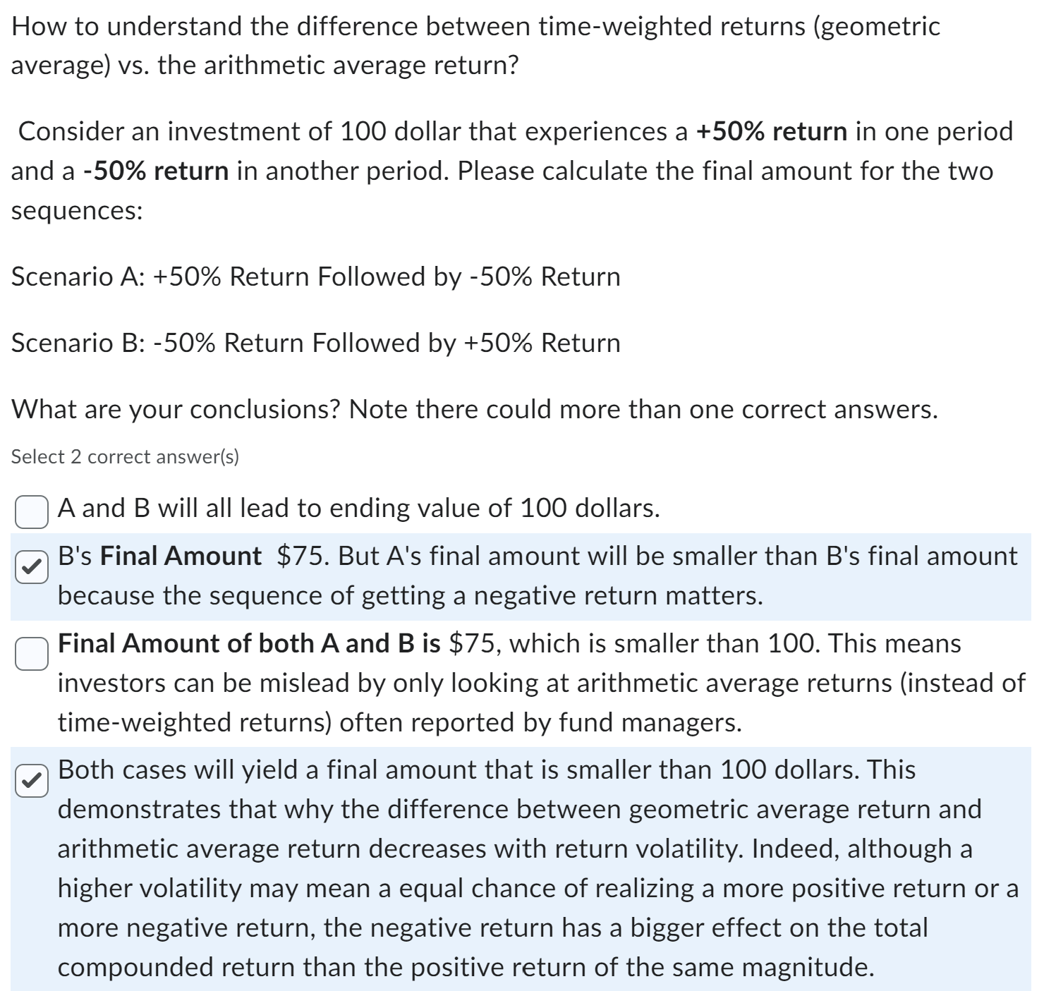 Solved How to understand the difference between | Chegg.com