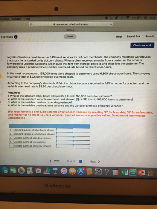 Solved Exercises Help Save & Exit Submit Saved Check my work | Chegg.com