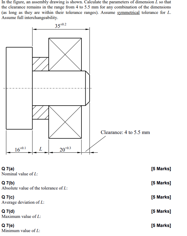 Solved In the figure, an assembly drawing is shown. | Chegg.com