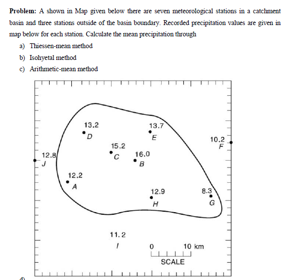 Solved Problem: A shown in Map given below there are seven | Chegg.com