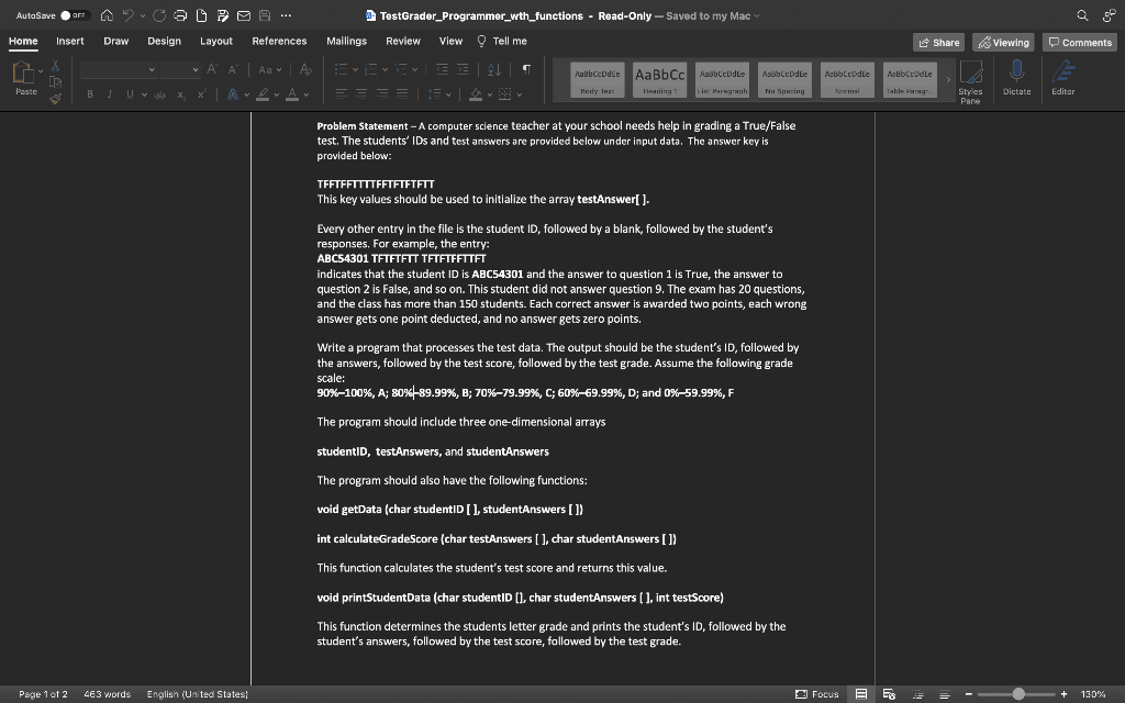 Solved Problem statement - A computer science teacher at | Chegg.com