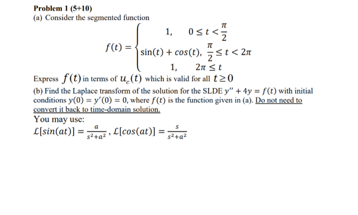 Solved TT TT Problem 1 (5+10) (a) Consider the segmented | Chegg.com