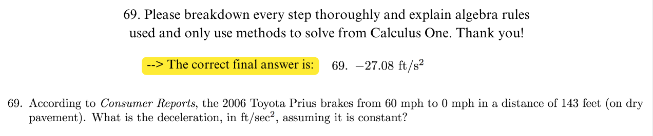 Solved 69. Please breakdown every step thoroughly and | Chegg.com