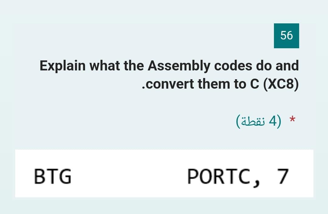 Solved Explain what the Assembly codes do and.convert them | Chegg.com