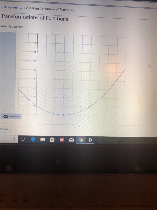 signments 3.3 Transformations of Functions | Chegg.com