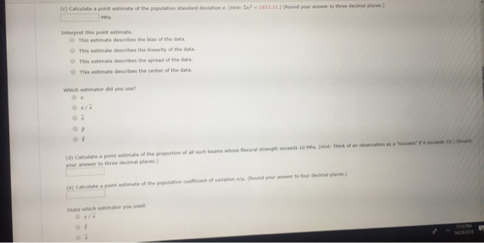 Solved 10 points DevoreStat9 6E Consider the accompanying | Chegg.com