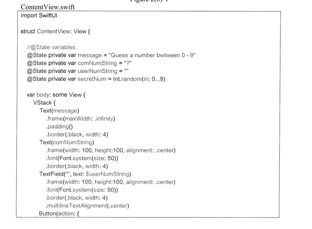 Solved Q2. Swift is the primary programming language for iOS | Chegg.com