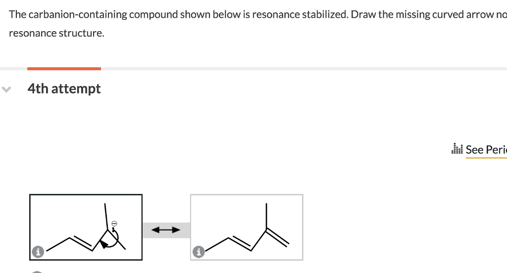 Solved The carbanion-containing compound shown below is | Chegg.com