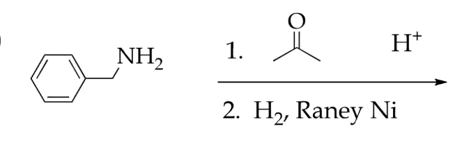 Solved NH2 1. H+ 2. H2, Raney Ni | Chegg.com