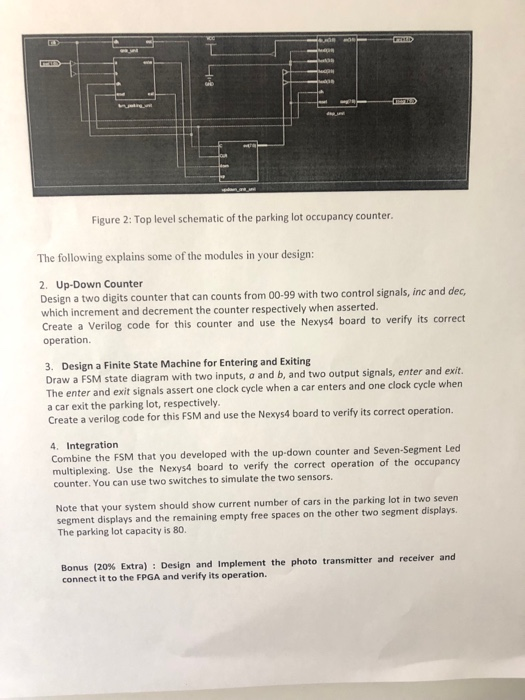 Final Project: Parking Lot Occupancy Counter 1. | Chegg.com