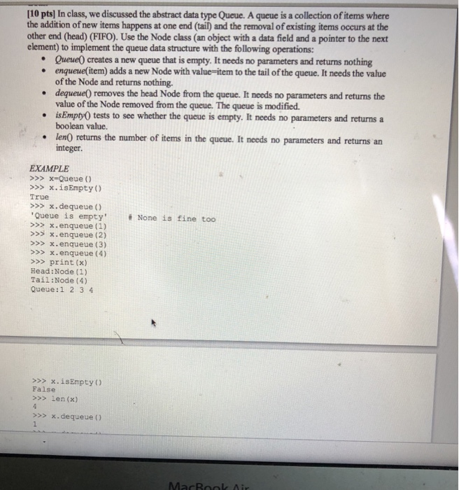 Solved class Node: def __init__(self, | Chegg.com