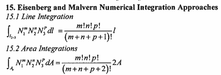 Solved (b) Evaluate the following mass matrix integral using | Chegg.com