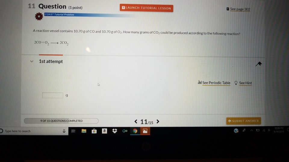 Solved 11 Question (1 point) T LAUNCH TUTORIAL LESSON a See | Chegg.com
