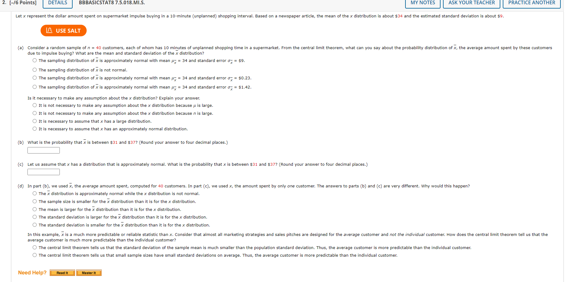 Solved 1. [0/3 Points] DETAILS PREVIOUS ANSWERS BBBASICSTAT8 | Chegg.com