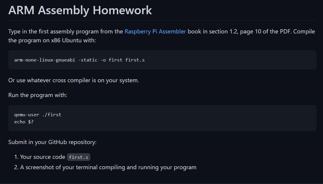 Solved The following below is the first Assembly program | Chegg.com