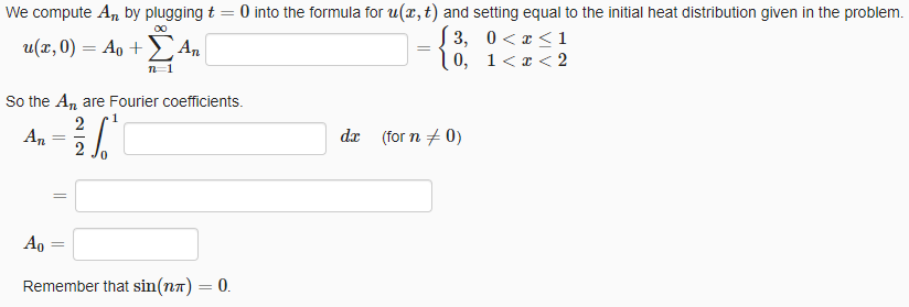 Solved We will solve the heat equation Ut = 4 uz 0
