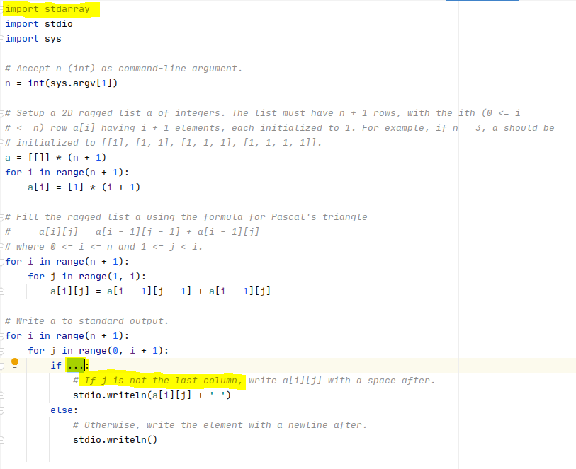 Solved I have to change the code. I have to import stdarray | Chegg.com