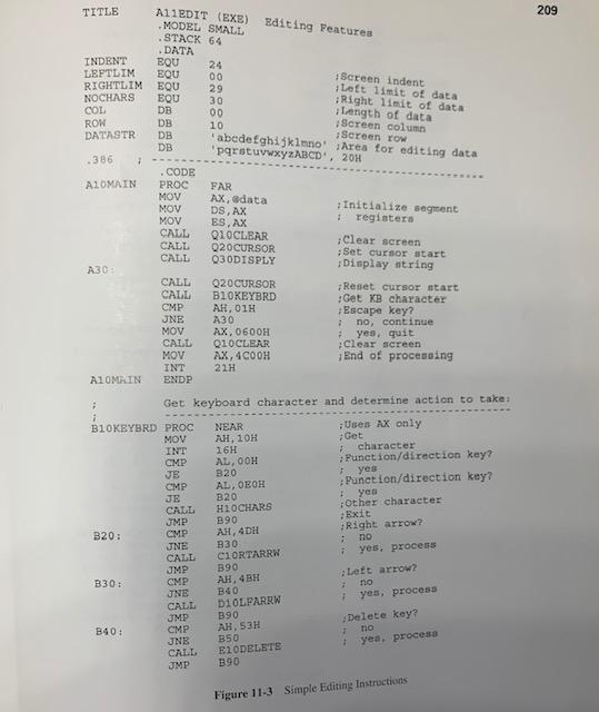 Solved In assembly language revise the program in Figure | Chegg.com
