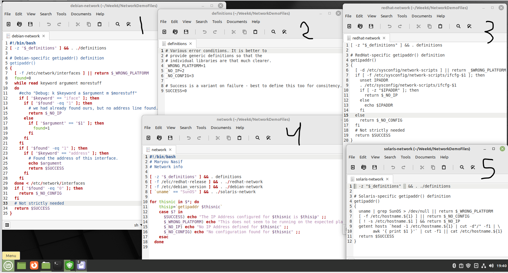Solved I have Screenshots for 5 Scripts I want to - | Chegg.com