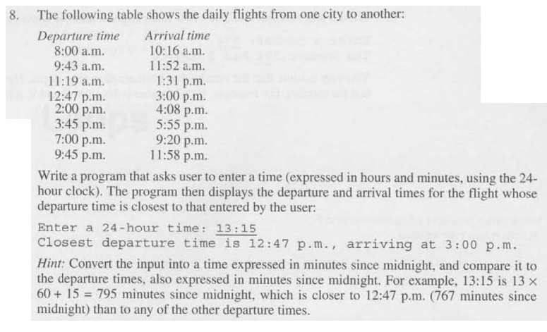 Solved The following table shows the daily flights from one | Chegg.com