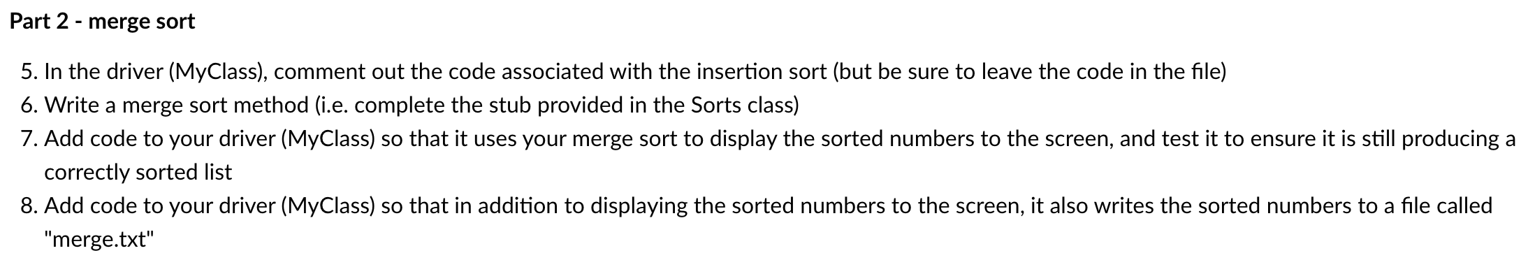 Solved Assignment 5 - Part 2 Directions and Supporting | Chegg.com Solved Assignment 5 - Part 2 Directions and Supporting | Chegg.com