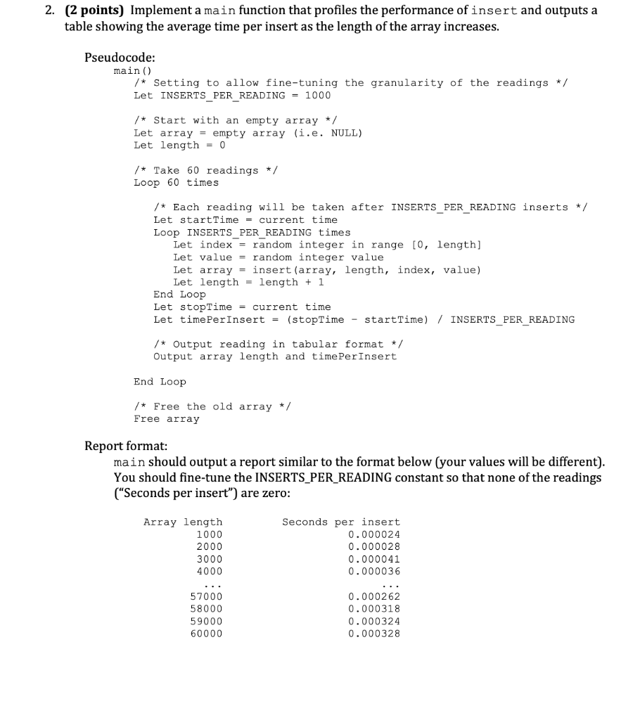 Solved In this assignment you will analyze the Big-O | Chegg.com