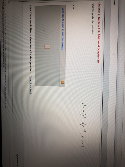 Solved Chapter 1 Section 1 3 Additional Question 04 N Of