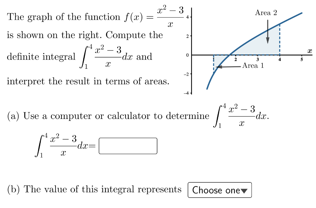 Solved The graph of the function f(x)=xx2− is shown on the | Chegg.com