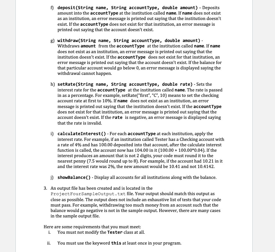 Solved Please note that it is essential your program | Chegg.com