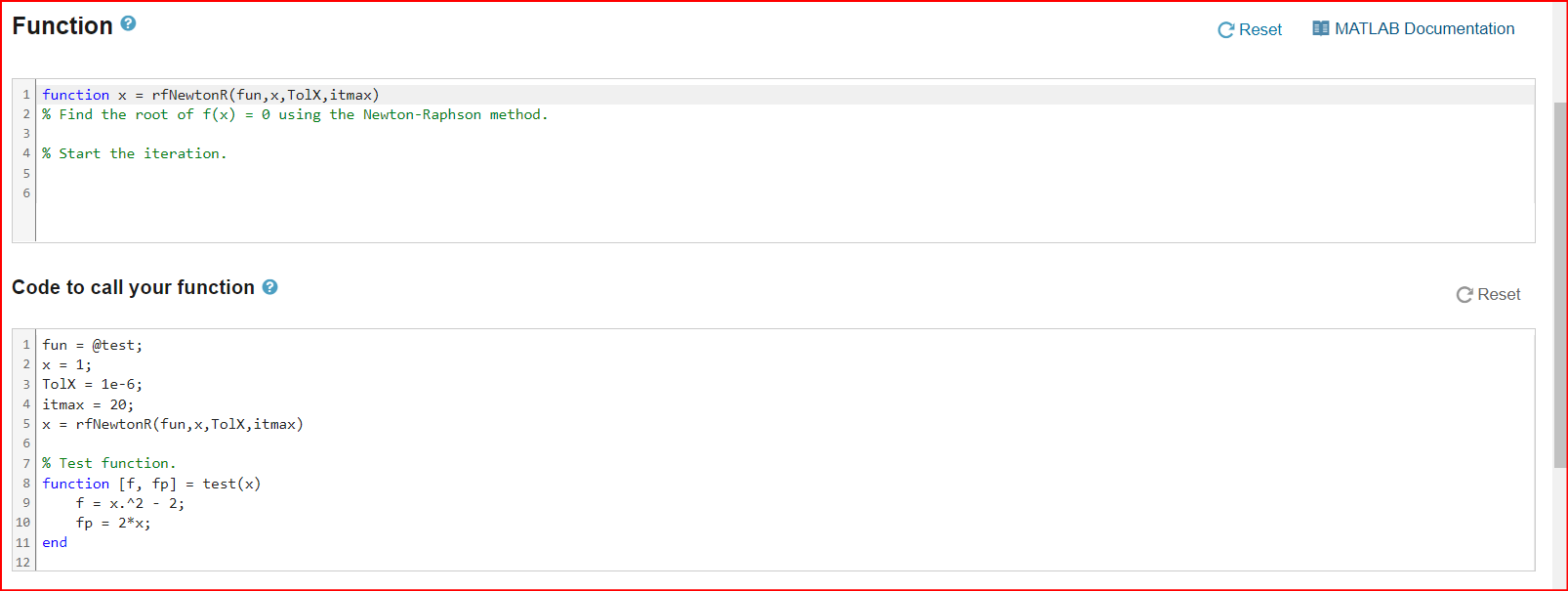 Solved The Newton-Raphson method can be used to solve the | Chegg.com