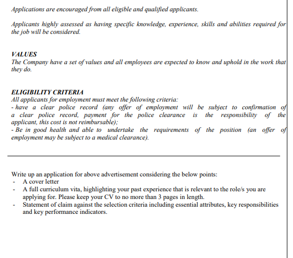 and Selection Guideline. All applicants are | Chegg.com