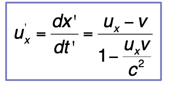 Solved U, = = dx' = Ux-v at 1-ux | Chegg.com
