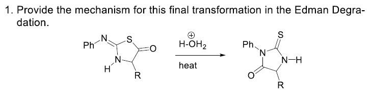 Solved 1. Provide the mechanism for this final | Chegg.com