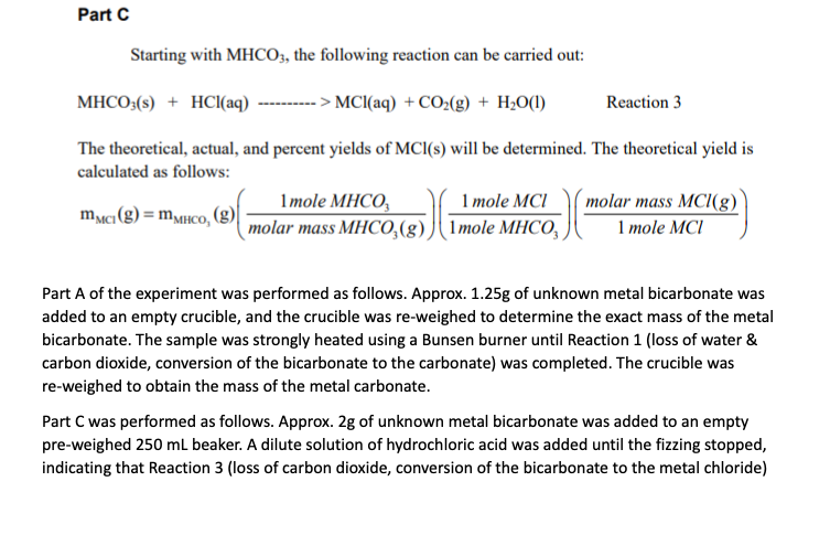 A generic chemical equation can be written as | Chegg.com