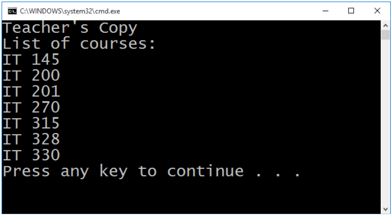 Solved Coding C# Arrays Consider the following C# console | Chegg.com