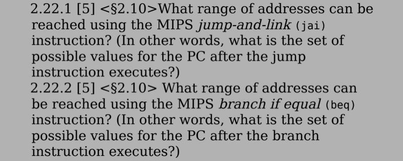 Solved Suppose The Program Counter Pc Is Set