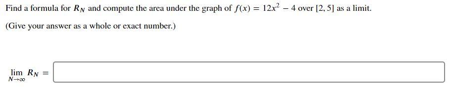 Solved Find a formula for Ry and compute the area under the | Chegg.com