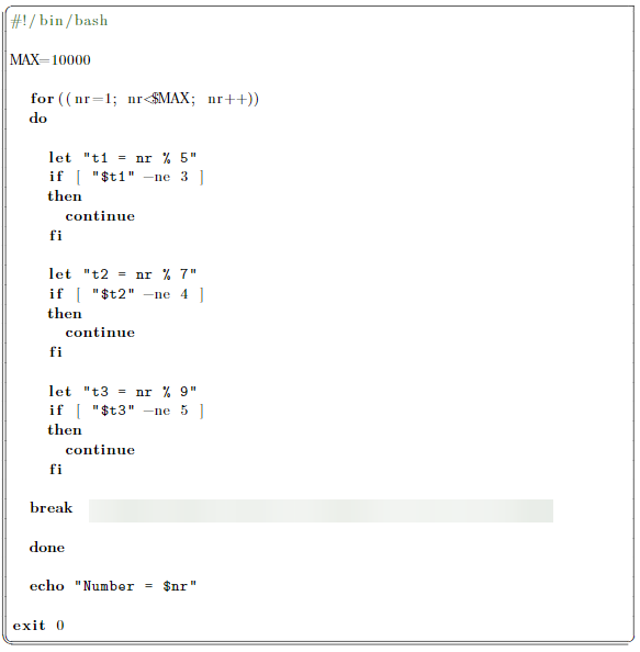 Solved #!/bin/bash MAX=10000 for ((nr=1; nr