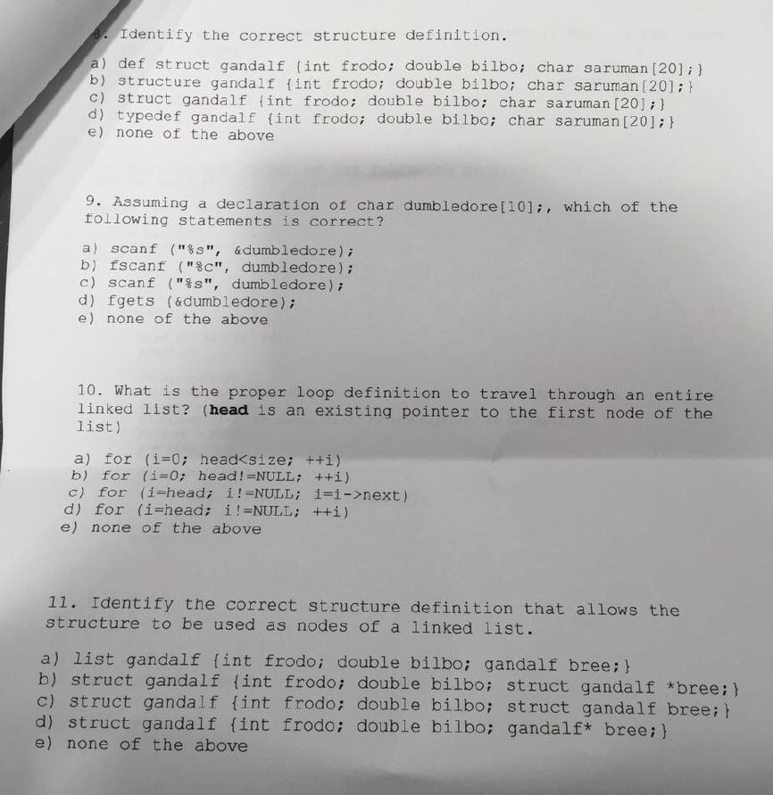 Solved 3 In C If An Array Is Declared As Double Array 261 4757