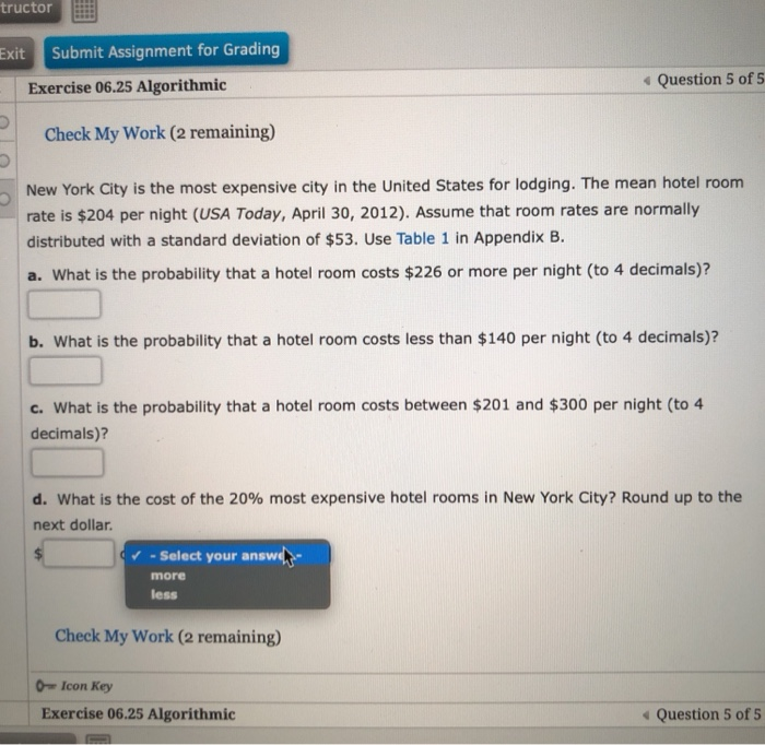 Solved tructor Submit Assignment for Grading Exercise 06.25 | Chegg.com