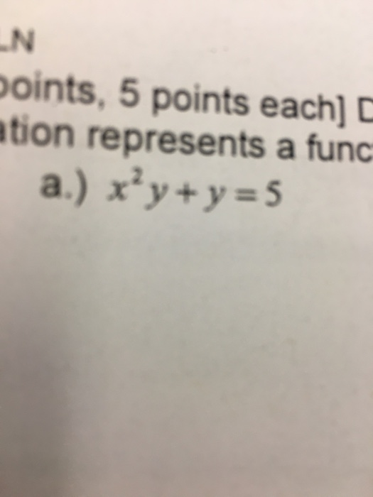 Solved Determine algebraically whether the given equation | Chegg.com Solved Determine algebraically whether the given equation | Chegg.com