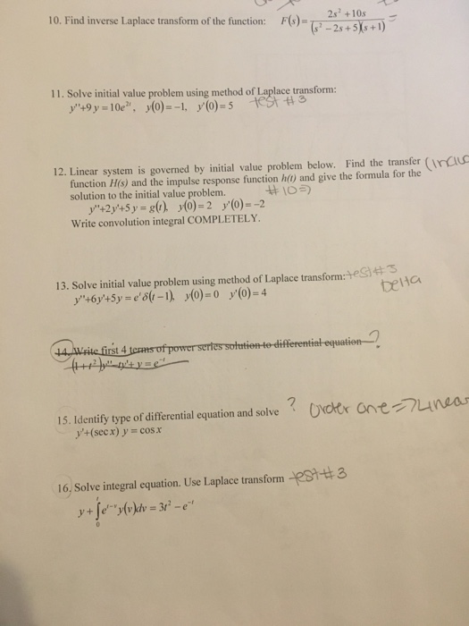 Solved 3. Find general solution to differential equation. | Chegg.com