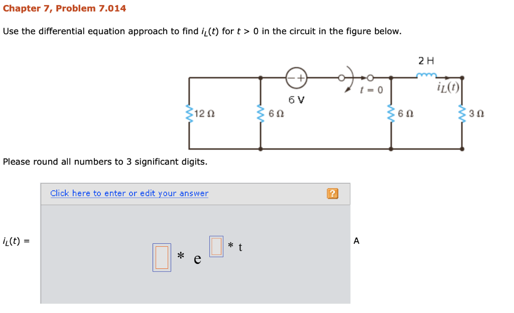 Solved Chapter 7, Problem 7.014 Use the differential | Chegg.com