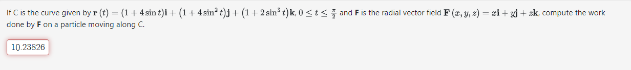 Solved If C is the curve given by | Chegg.com