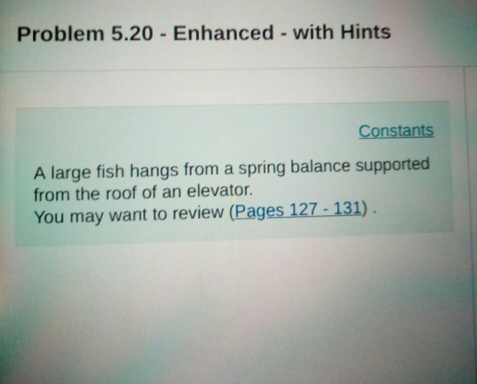 Solved Problem 5.20 Enhanced - with Hints Constants A large | Chegg.com