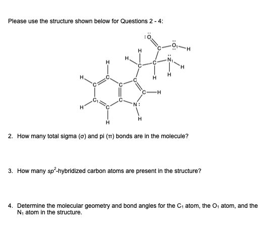 Solved Please use the structure shown below for Questions 2 | Chegg.com