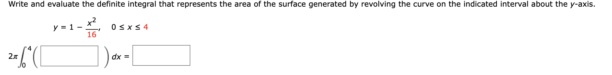 Solved Write and evaluate the definite integral that | Chegg.com