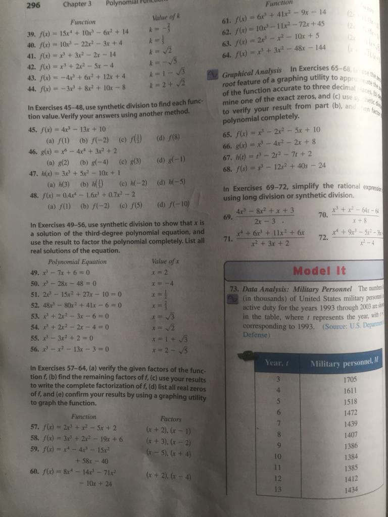 Solved Graphical Analysis In Exercises 65-68th root feature | Chegg.com